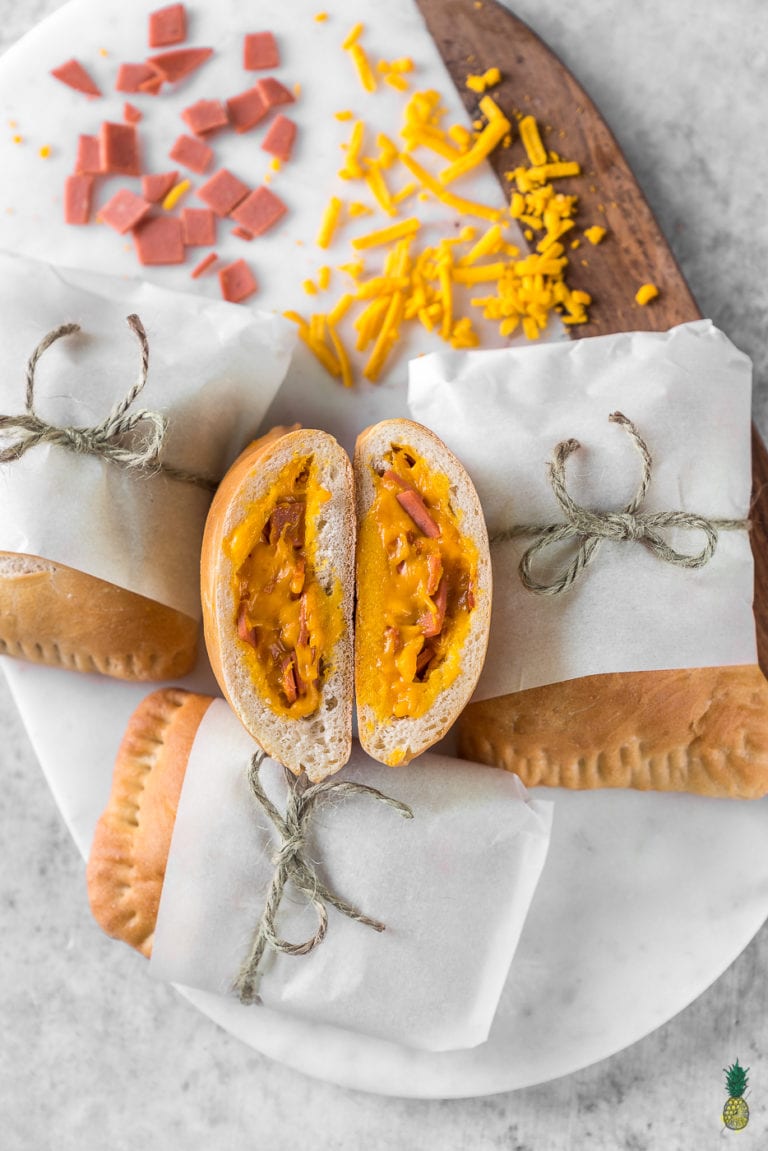 Vegan Ham and Cheese Hot Pockets - Sweet Simple Vegan