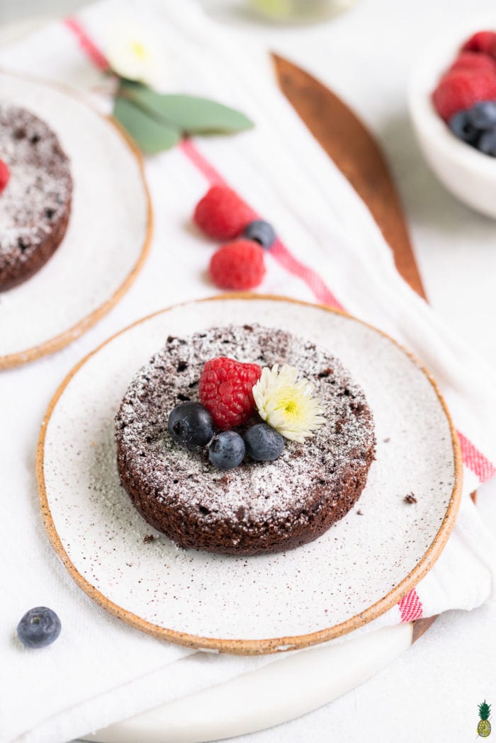 Healthy Mini Chocolate Cake Recipe - Sweet Simple Vegan