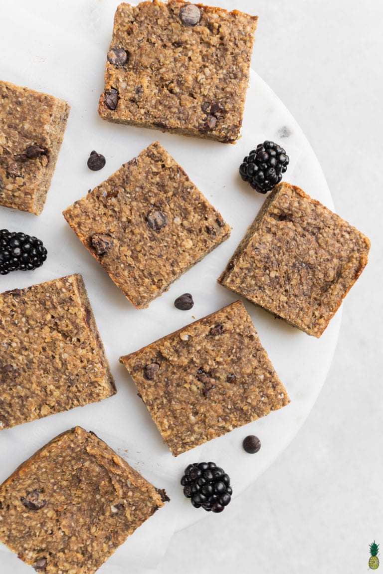 Oatmeal Breakfast Bars (Gluten-free + 9-Ingredients) - Sweet Simple Vegan