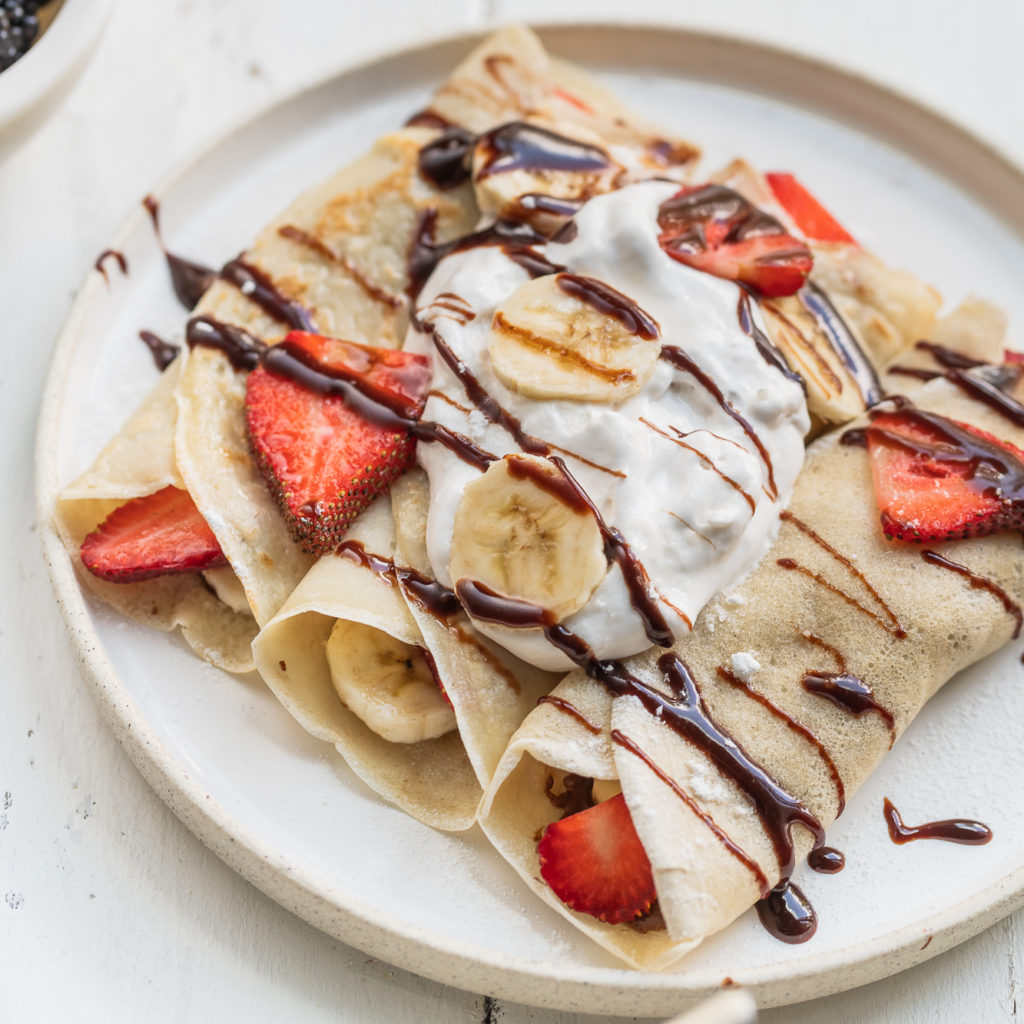 Pancakes Crepes And Chocolate Image 8625549 On Favim