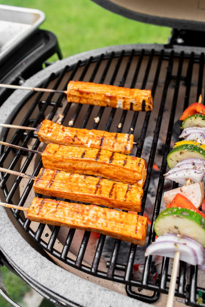 Grilled BBQ Tofu (Stovetop Option!) - Sweet Simple Vegan