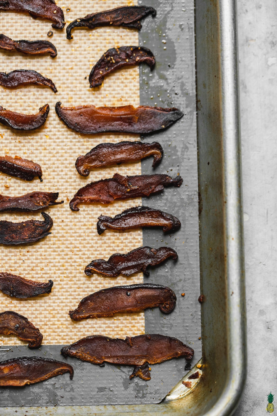 Crispy Shiitake Mushroom Bacon (Gluten-Free) - Sweet Simple Vegan
