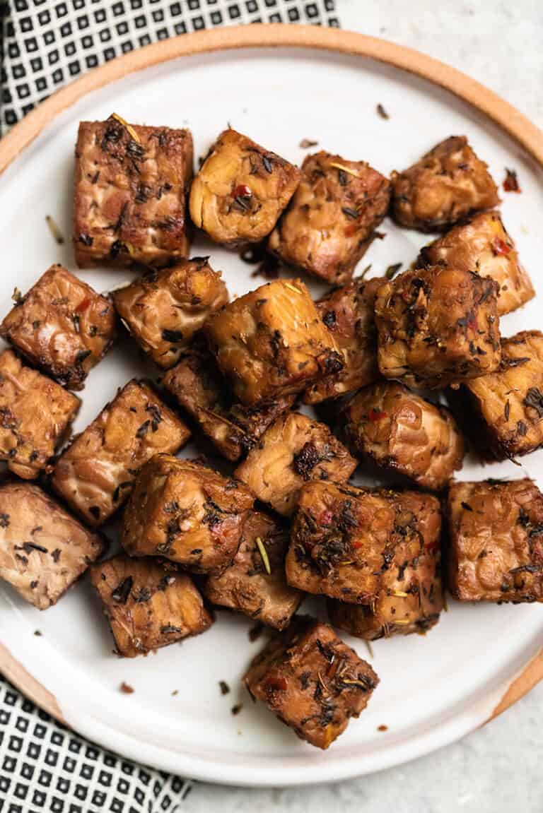Easy Italian Seasoned Tempeh (6-Ingredients + Gluten-free)