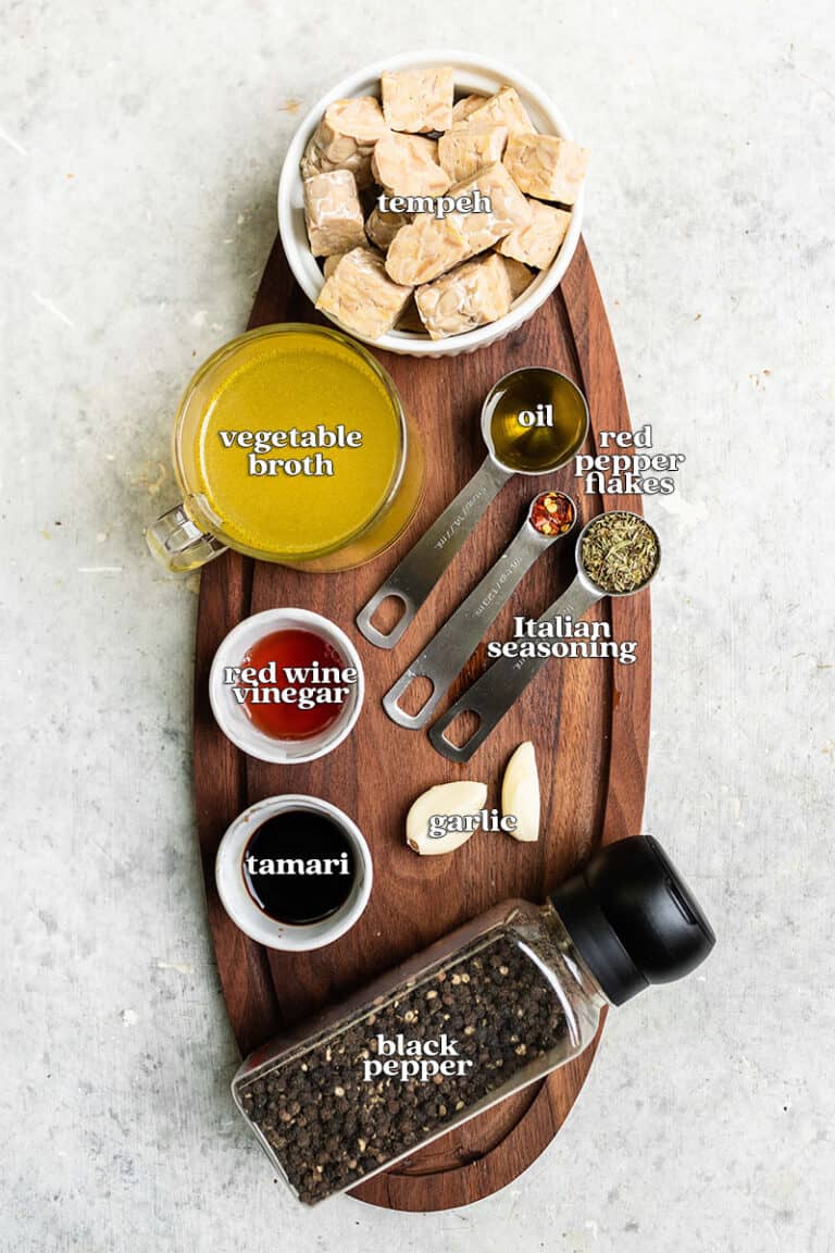 Easy Italian Seasoned Tempeh (6-Ingredients + Gluten-free)