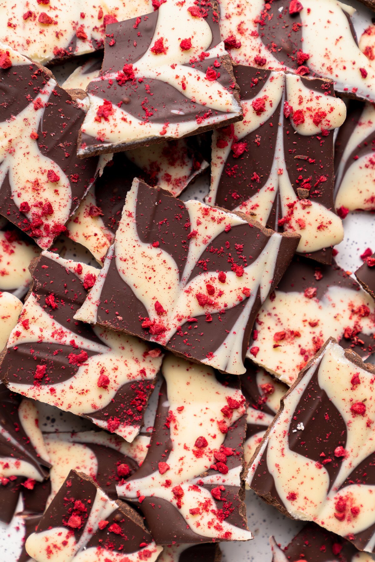 3-Ingredient Swirled Chocolate Bark - Sweet Simple Vegan