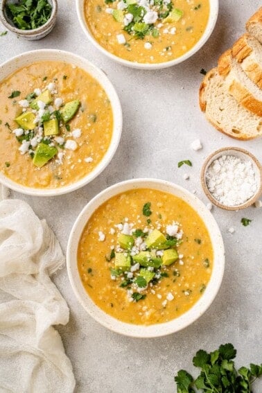 Vegan Locro De Papa (Ecuadorian Potato and Cheese Soup)