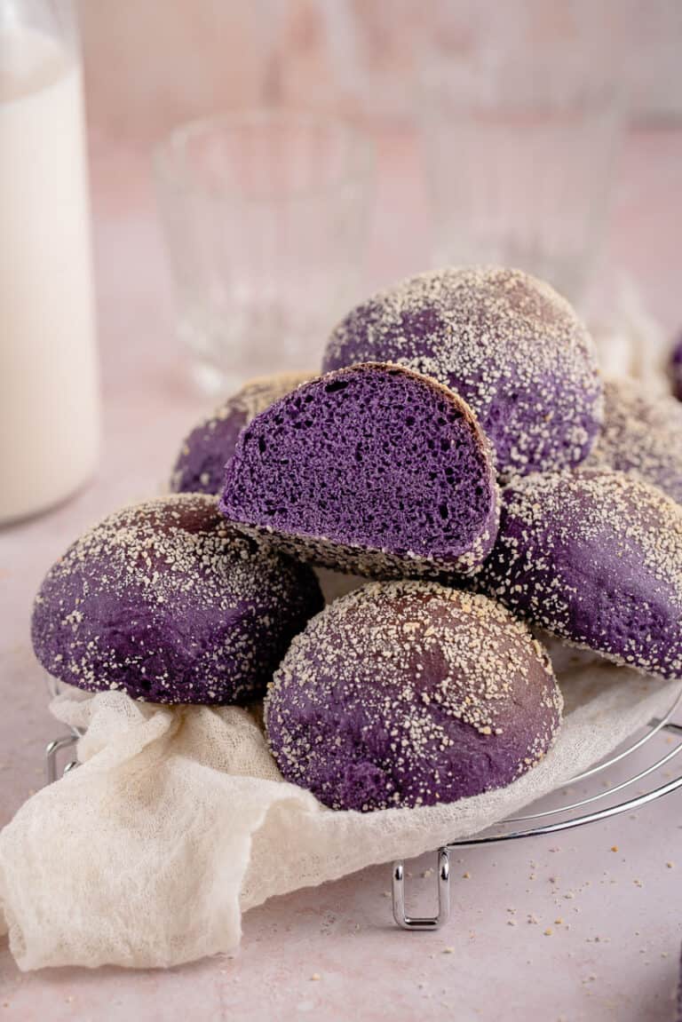 Ube Biko Recipe - Sweet Simple Vegan