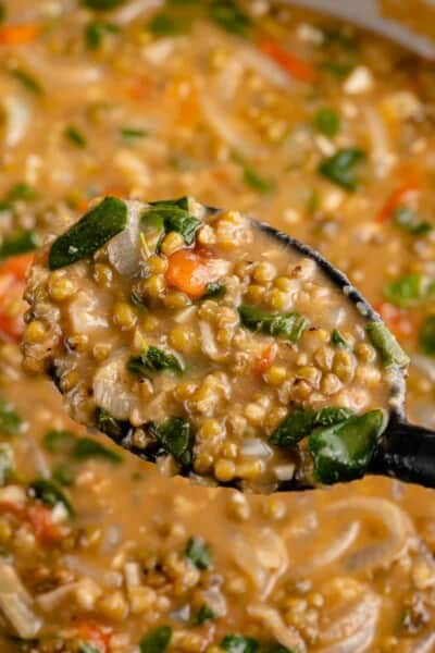 Ginisang Munggo (Mung Bean Soup) - Sweet Simple Vegan