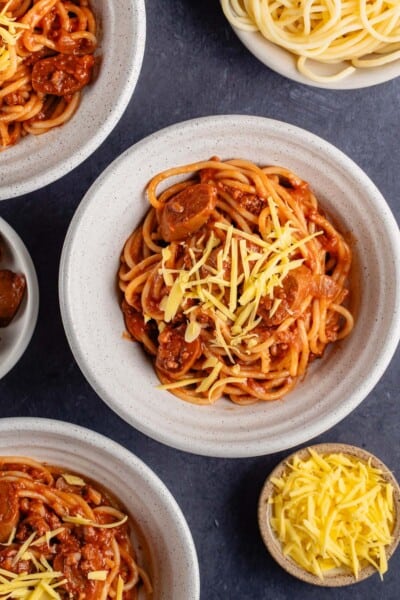 Filipino Spaghetti (Vegan) - Sweet Simple Vegan