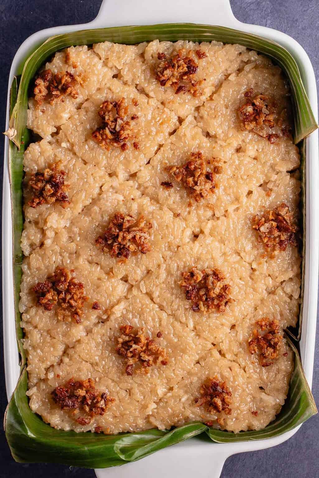 Easy Biko Recipe (Filipino Sticky Rice Cake) - Sweet Simple Vegan