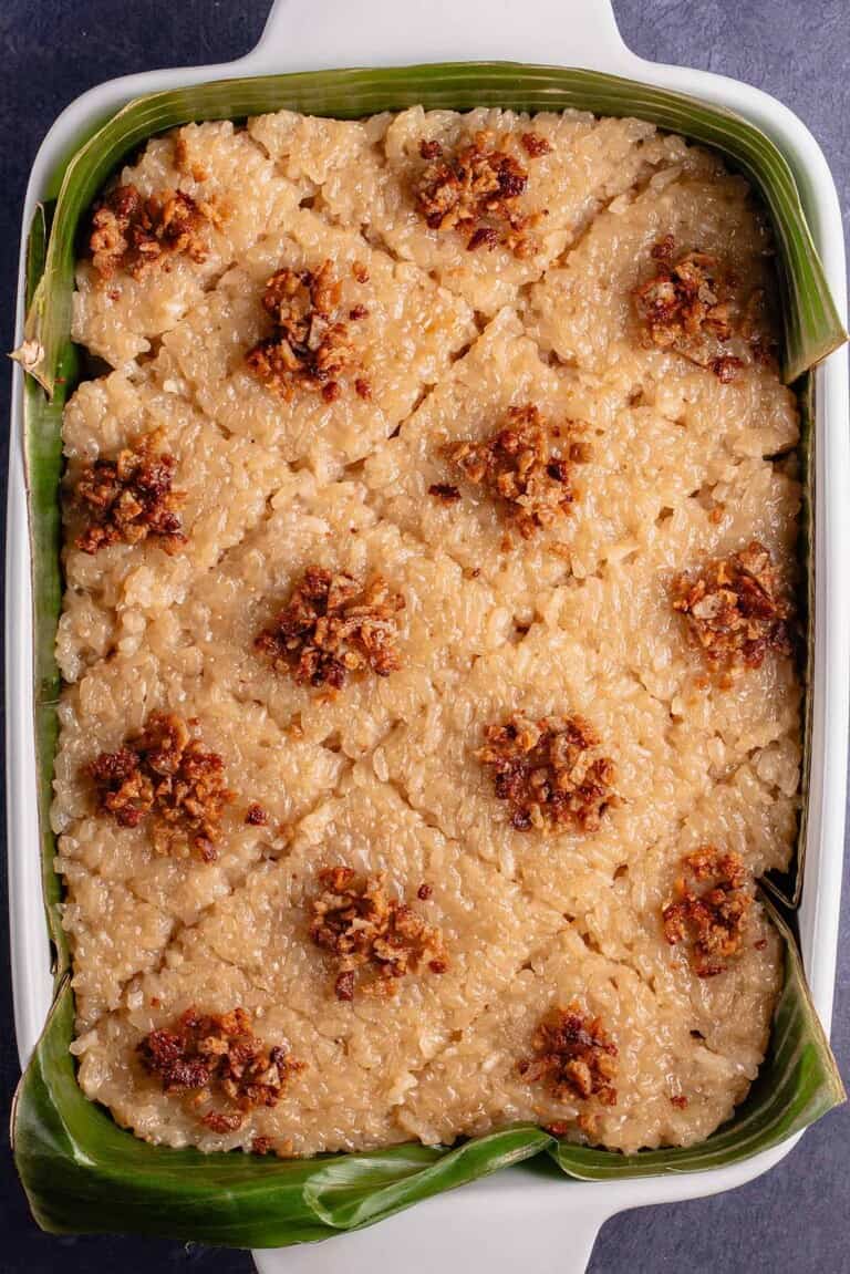 Easy Biko Recipe (Filipino Sticky Rice Cake) - Sweet Simple Vegan
