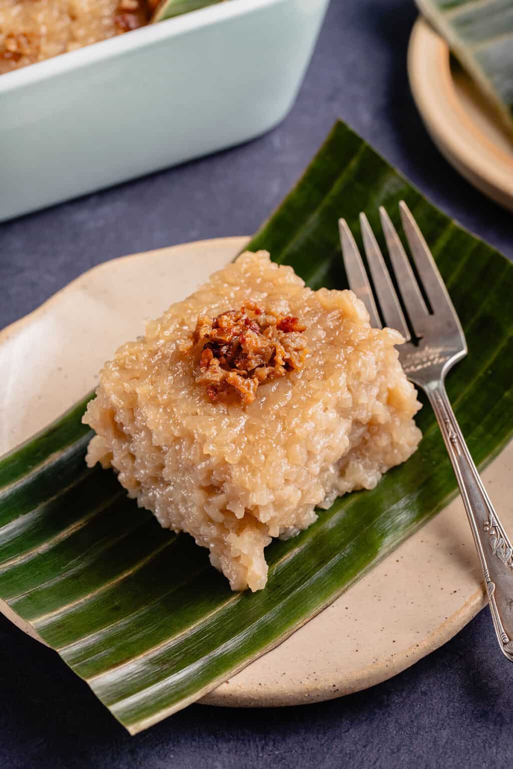 Easy Biko Recipe (Filipino Sticky Rice Cake) - Sweet Simple Vegan