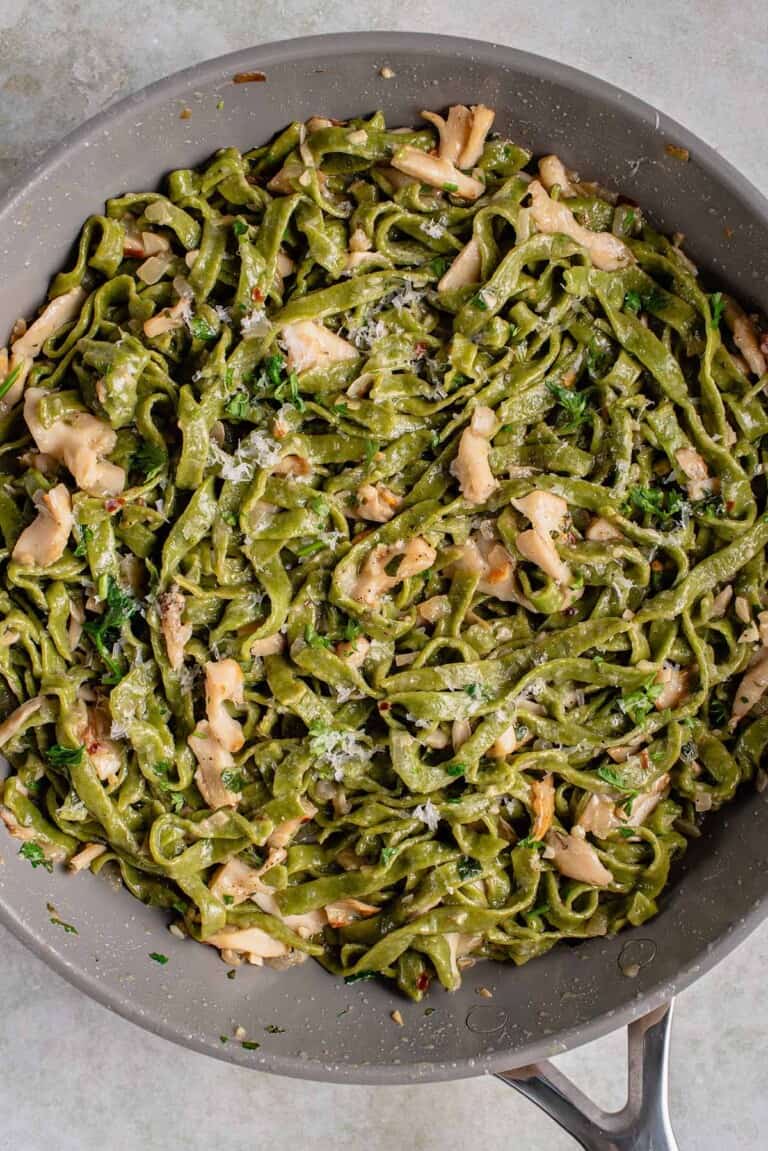 Fresh Spinach Pasta (Egg-Free) - Sweet Simple Vegan