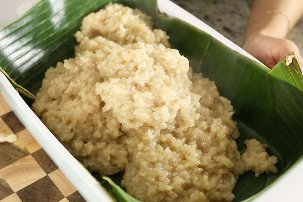 Easy Biko Recipe (Filipino Sticky Rice Cake) - Sweet Simple Vegan