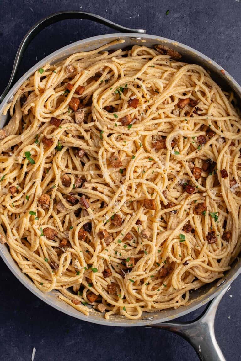Easy Vegan Carbonara Recipe - Sweet Simple Vegan