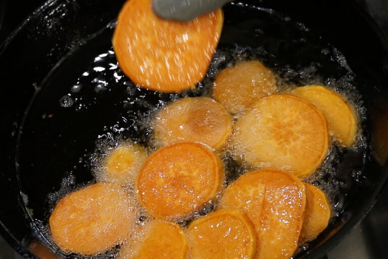 Kamote Cue (Filipino Candied Sweet Potatoes) - Sweet Simple Vegan