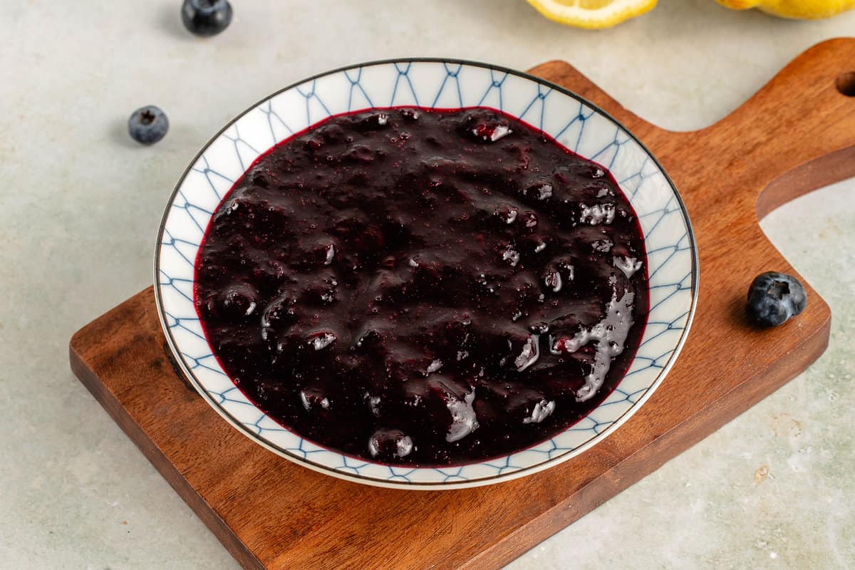 Easy Blueberry Compote (4-Ingredients!) - Sweet Simple Vegan
