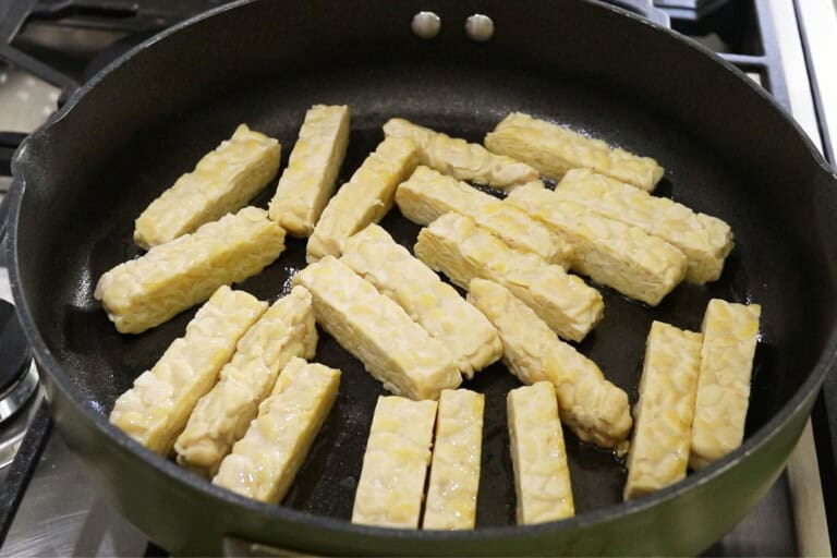 Easy Pan-Fried Barbecue Tempeh - Sweet Simple Vegan