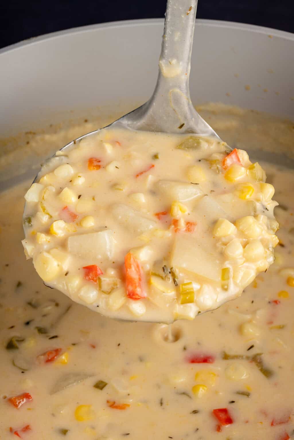 Easy Vegan Corn Chowder with Potatoes - Sweet Simple Vegan