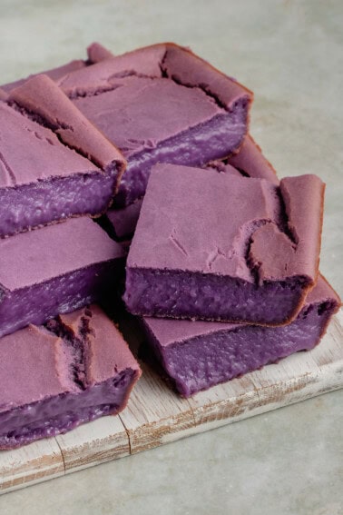 The Best Ube Butter Mochi - Sweet Simple Vegan