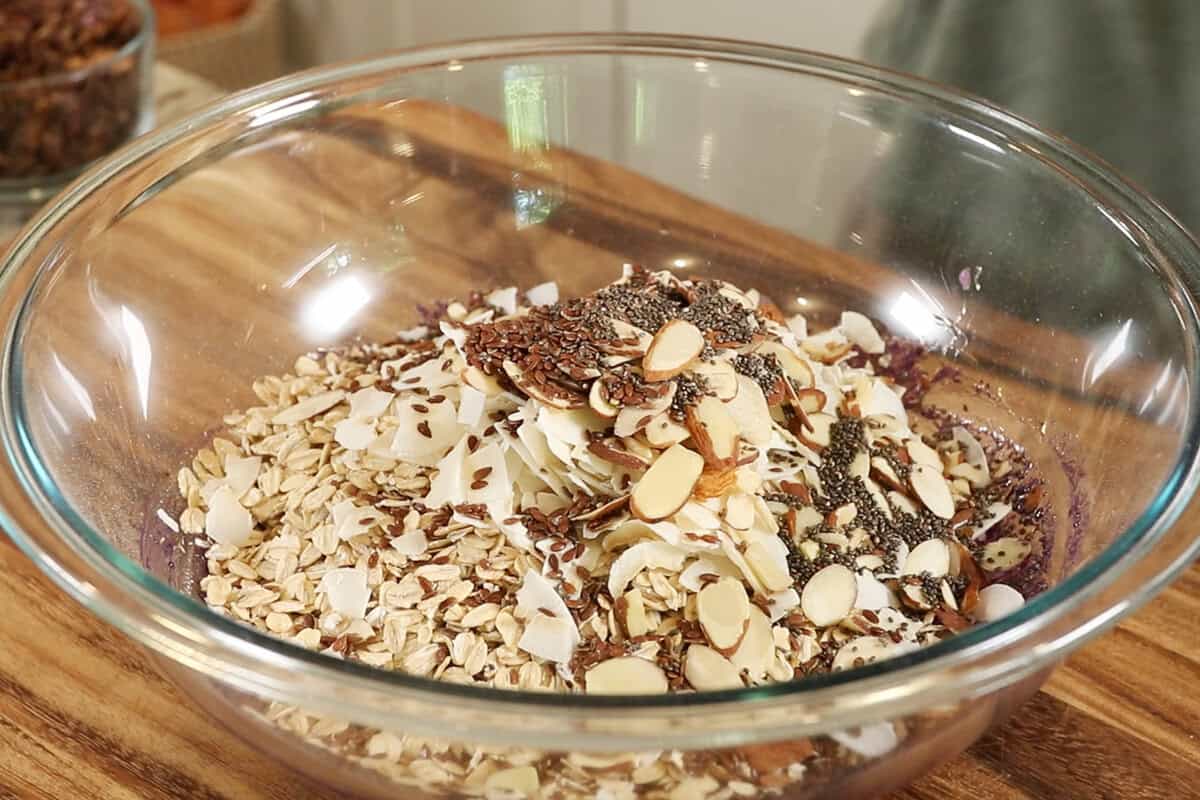 Ube Coconut Granola - Sweet Simple Vegan