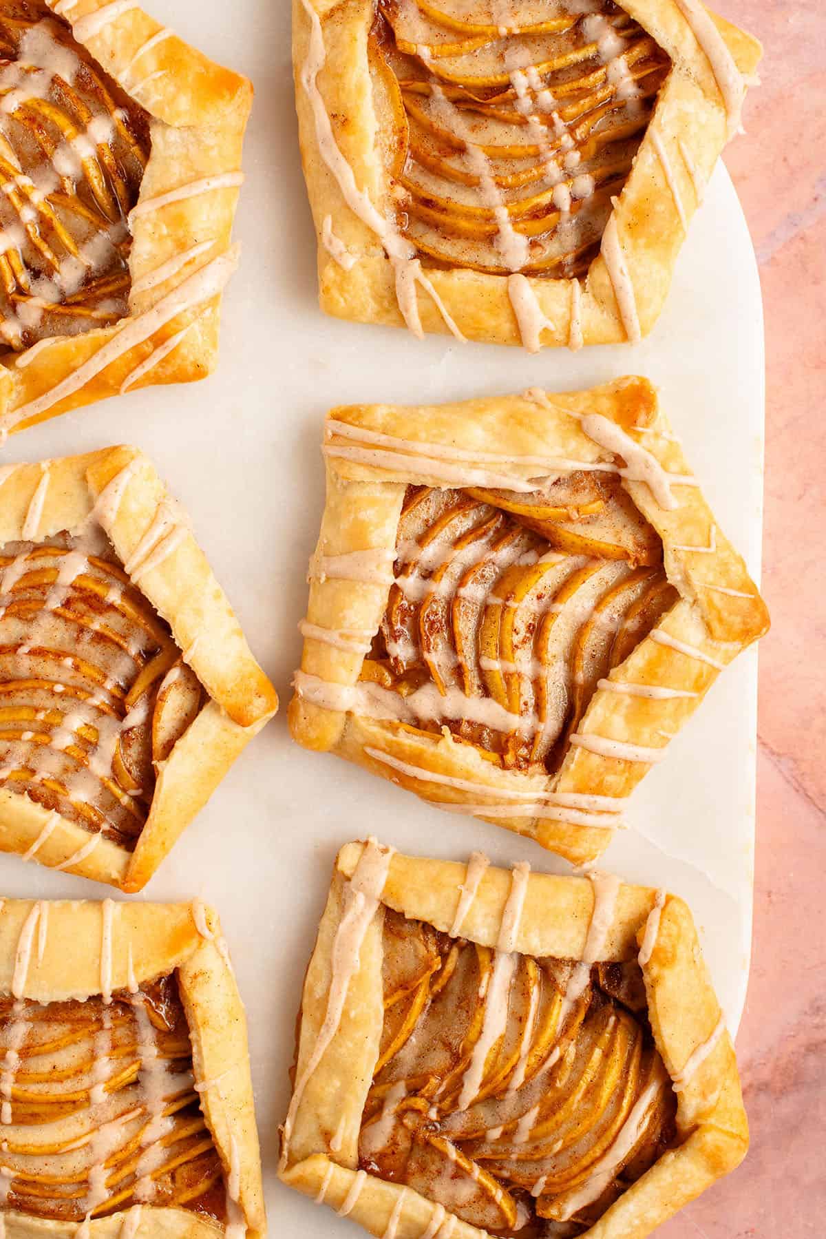 Mini Spiced Pear Galettes - Sweet Simple Vegan